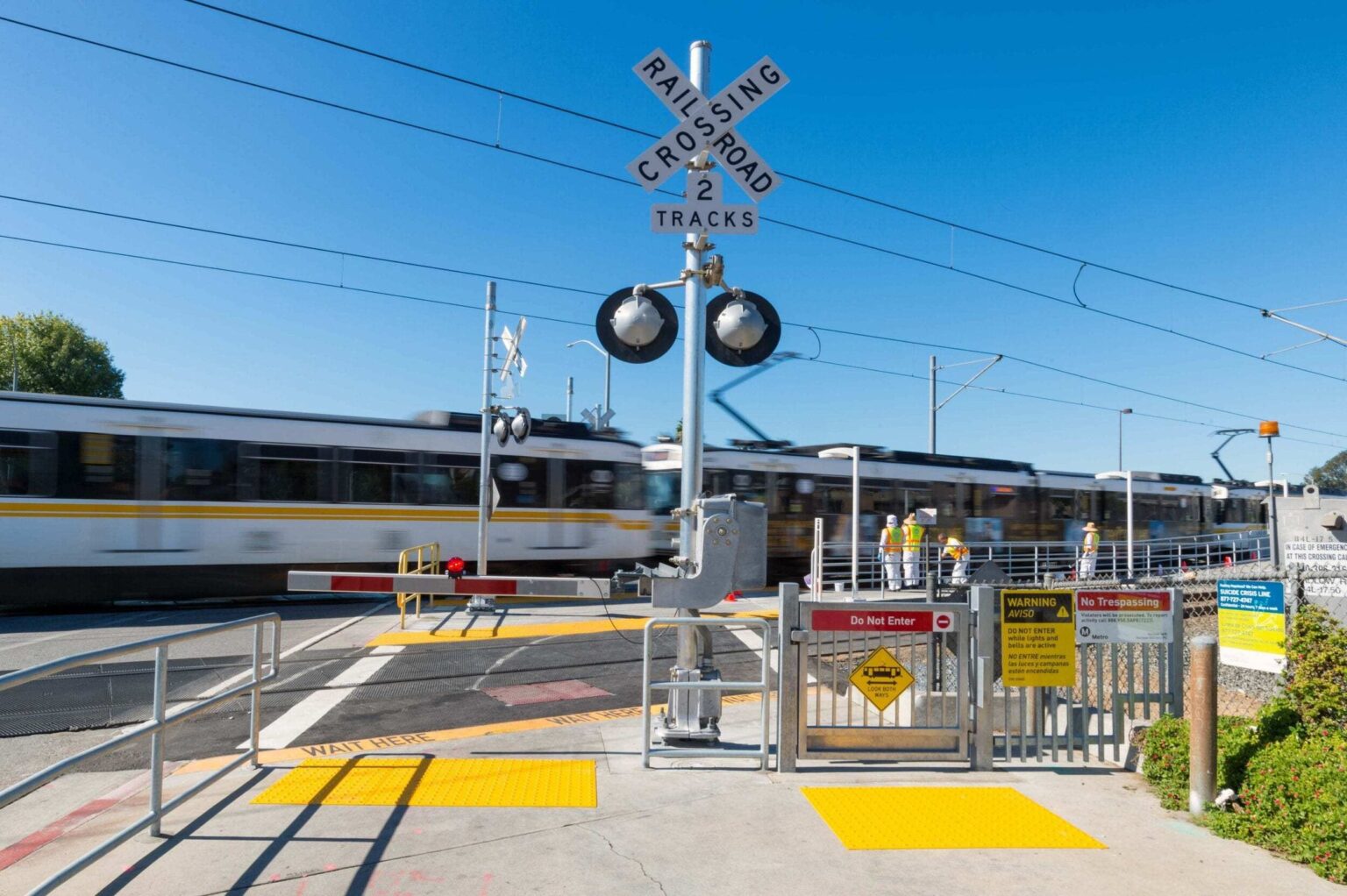 LA METRO Blue Line Ped Swing Gate Project – DC Traffic Control